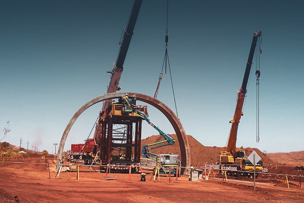 Mining Area C Overpass and Tunnel - Clough